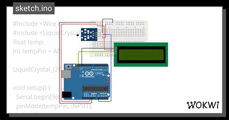 Tugas Proyek Sensor Sensor Suhu LM35 Dengan Modul LCD 16x2 Kiki Lidya