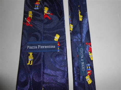 Mens Comical Funny Bart Simpson Mooning Tie Necktie Great Gag T