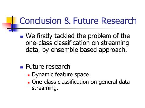 ppt one class classification of text streams with concept drift powerpoint presentation id