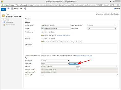 Rollup Fields In Dynamics Crm Encore Business Solutions