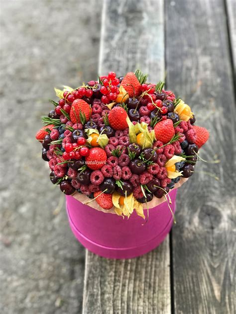 Ягодный букет Букет Фруктовые съедобные композиции Съедобные композиции