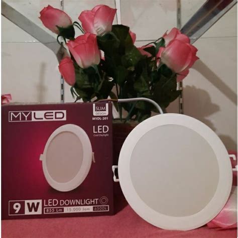 Jual Lampu Downlight Led W Cahaya Putih Terang Led Panel Ib Bulat In Watt Shopee Indonesia