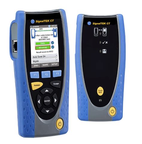 Trend Networks Ideal Signaltek Ct Gigabit Ethernet Data Cable Transmission Tester