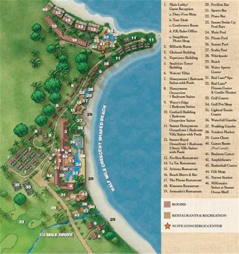 Sandals Regency La Toc Map All Maps