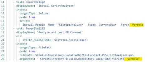 Azure Devops Powershell Code Analysis With Pull Request Comments
