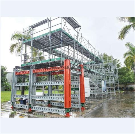 China Steel Galvanized Frame Scaffold System For High Rise Building In Bridge Scaffolding System