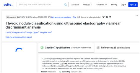 Thyroid Nodule Classification Using Ultrasound Elastography Via Linear Discriminant Analysis