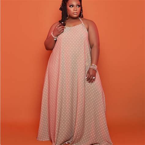 Plus Size Polka Dot Dresses Fashion Style Online Shop