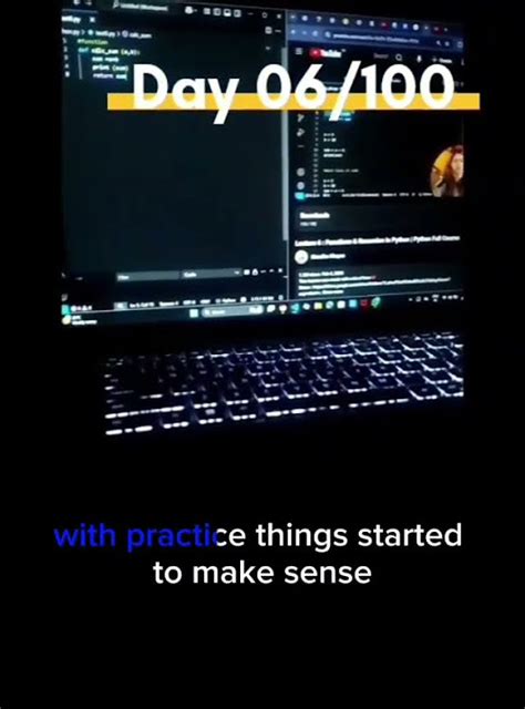 Day 6 A Little Progress Each Day Adds Up To Big Results 👍pythonjourneylearnpythonday6 Youtube