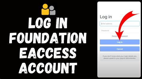 Foundation Eaccess Login How To Sign In To Eaccess Portal In 2024