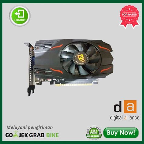 Jual VGA CARD DIGITAL ALLIANCE GTX 750TI 4GB GDDR5 128 BIT NVIDIA GRAPHIC Shopee Indonesia