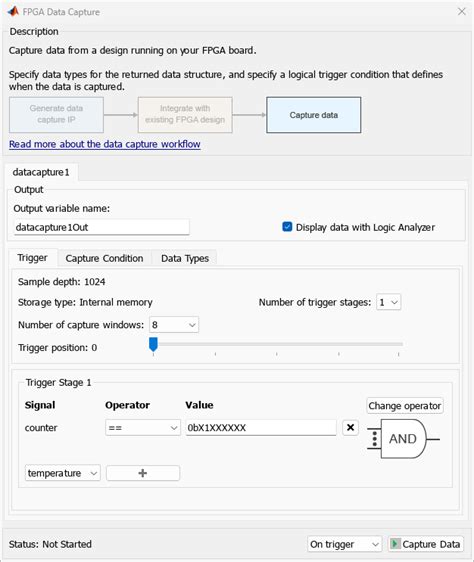 Capture Temperature Sensor Data From Amd Fpga Board Using Fpga Data Capture
