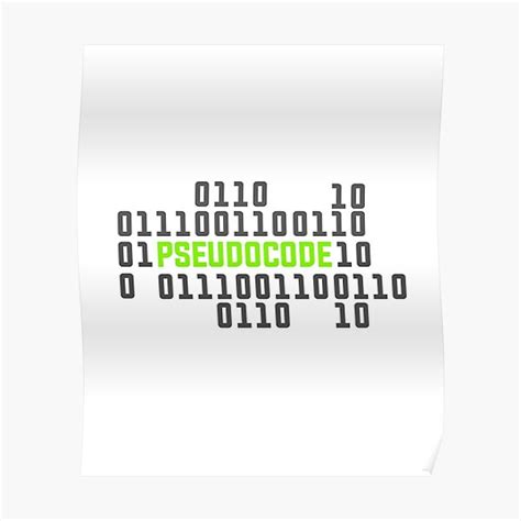 Pseudocode Poster By Stuch75 Redbubble Pseudocode Poster By Stuch75 Redbubble