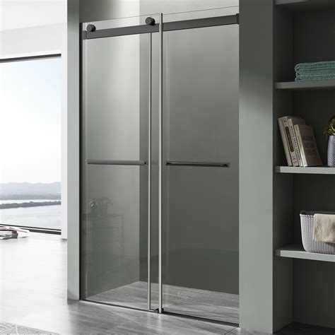Anzzi Kahn 60 W X 76 H Double Sliding Frameless Shower Door Wayfair Canada