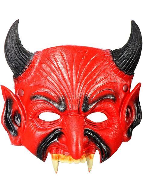 Pva Half Face Foam Devil Halloween Costume Mask