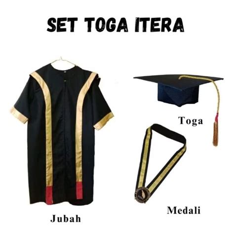 Jual Satu Set Toga Itera Biasa Medali Jubah Toga Shopee Indonesia