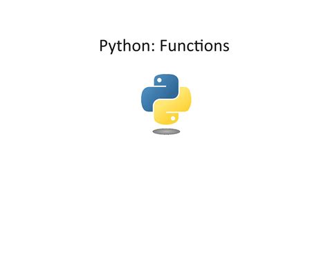 Functions In Python Overview By Andrew Dass Medium