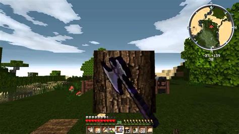 Minecraft 1 7 2 Mods 004 Treecapitator Youtube