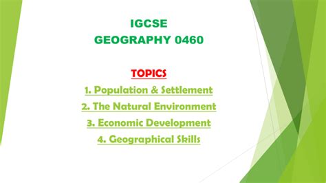Igcse Geo