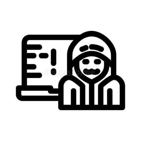 Hacker Icon Or Logo Isolated Sign Symbol Vector Illustration Stock Vector Illustration Of