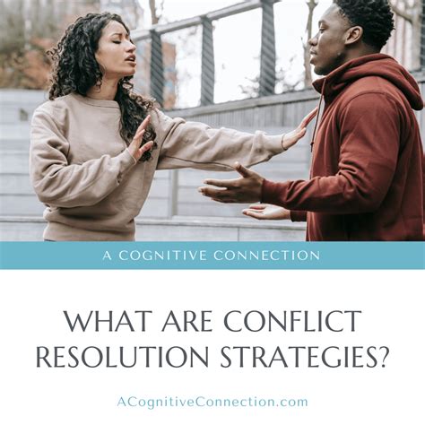 What Are Conflict Resolution Strategies A Cognitive Connection