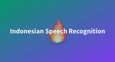 Readme Md · Panjiariputra Indonesian Speech Recognition At Main