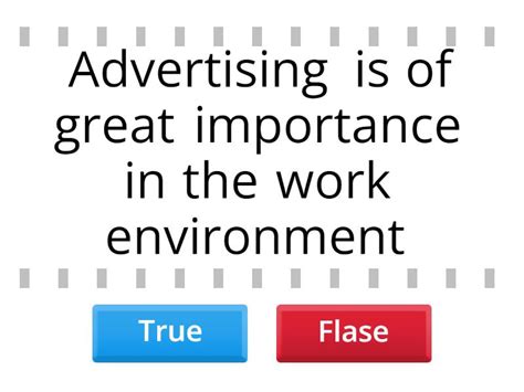 Put True In Front Of The Correct Answer And False In Front Of The Wrong