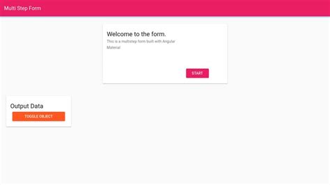 Multi Step Form Angularjs Material