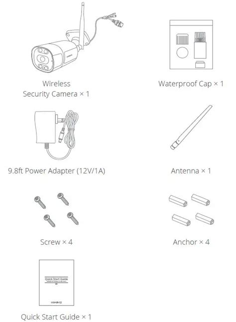HOMEVIZ OB10 Wireless Security Camera User Manual