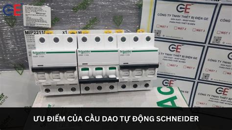 Cầu dao tự động CB Schneider Thiết Bị Điện GE