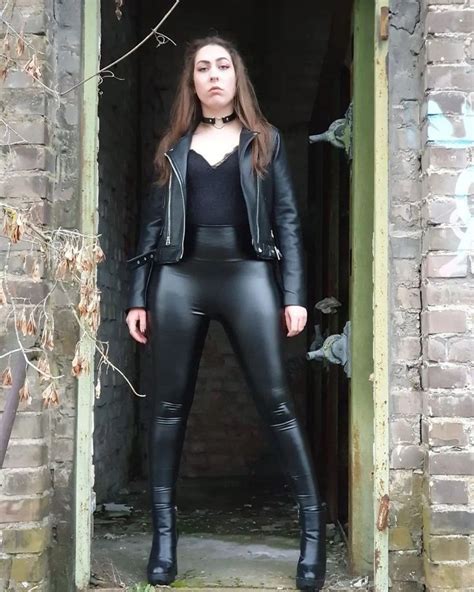 Liquid Leggings Shiny Leggings Leather Outfit Leather Pants Dark Princess S Models Olds