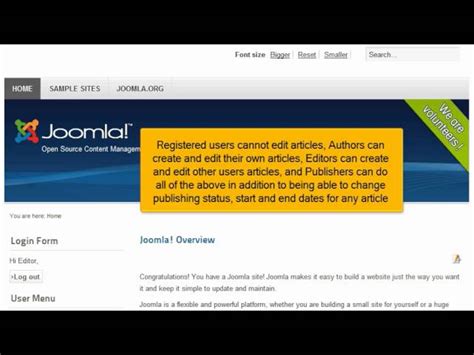 an overview of the different user types in joomla fastdot cloud