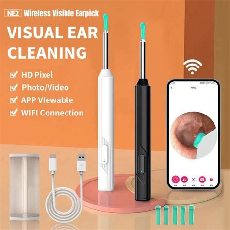 Wireless Smart Visual Ear Cleaner Otoscope Ear Wax Removal Tool With