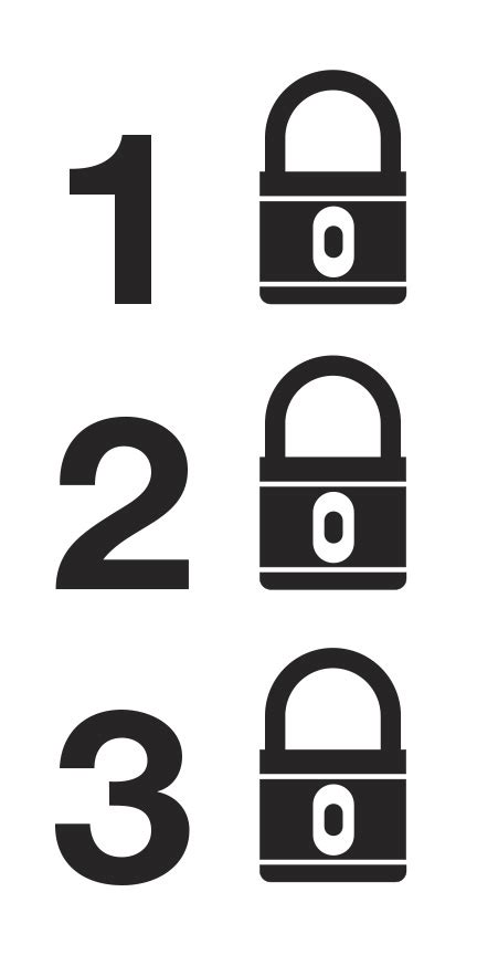 332893 Sign Isps Code 3 Locked Key 50x25mm Wv2893z 10spkt Impa