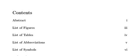 Table Of Contents Toc Recognise That List Of Figures Has Two Pages