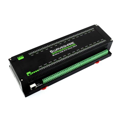 30 Ch Ethernet Relay Module Modbus Rtumodbus Tcp Protocol Poe Port Communication With