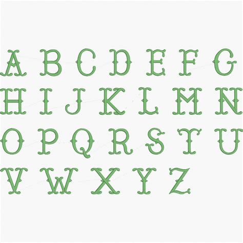 Fancy Block Letters Alphabet