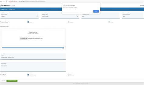 Dms 173 Create Document Template Issue Workterra Jira
