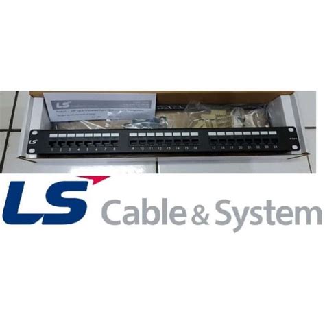 Promo Ls Patch Panel Cat6 24port Ls Patchpanel 24 Port Cat6 Diskon 23