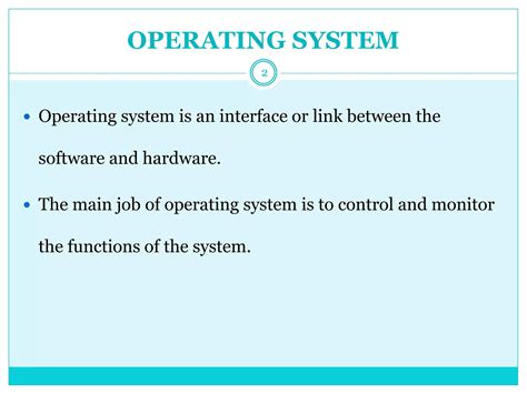 operating system ppt