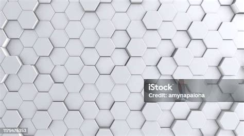 추상 육각 지오메트리 배경 흰색 육각형 패턴 무작위로 흔들기 애니메이션 3d 렌더링 0명에 대한 스톡 사진 및 기타 이미지 0명 3차원 형태 Hdtv Istock