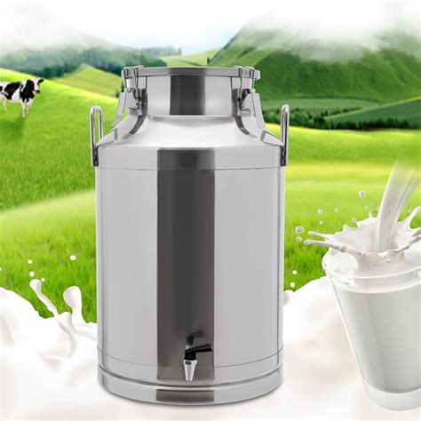 Bucket With Lid 304 Stainless Steel 60 Liter Milk Can Milk Bucket