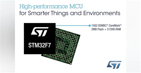 Arm Cortex M7 Powers More Applications With Graphics Centric Stm32 Microcontrollers Electronic