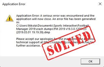 Solved How To Fix Football Manager 2019 Crash Driver Easy