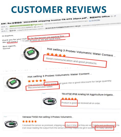 Tr htse Ip68 아날로그 Iot Aggriculture 관개 식물 프로브 센서 토양 센서 토양 온도 습도 Ec 센서 Buy 토양 온도 습도 Ec 센서 토양 센서