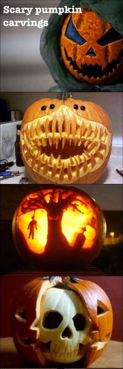 Scary Pumpkin Carving Designs