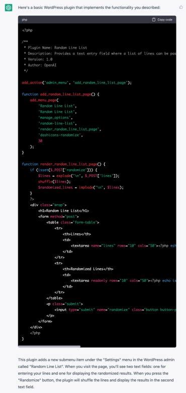 2025 I Asked Chatgpt To Write A Wordpress Plugin He Did It In Less