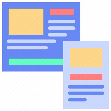 Responsive Ui Layout User Interface Web Design Icon Download On Iconfinder