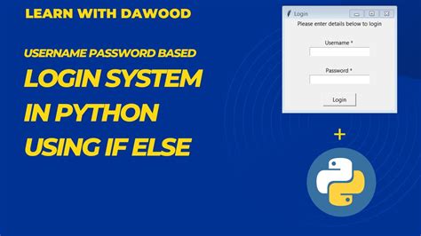 Login System Python Beginner Tutorial If Elif Youtube