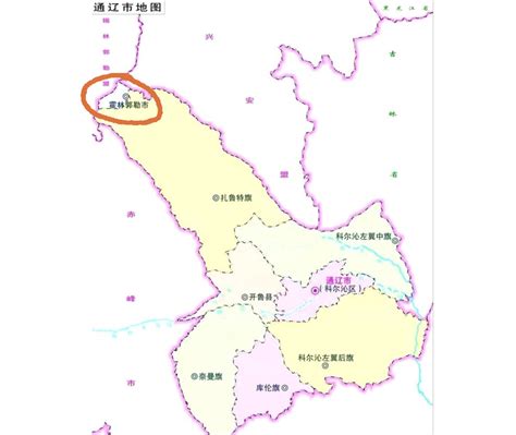通辽市地图全图 通辽市区 伤感说说吧